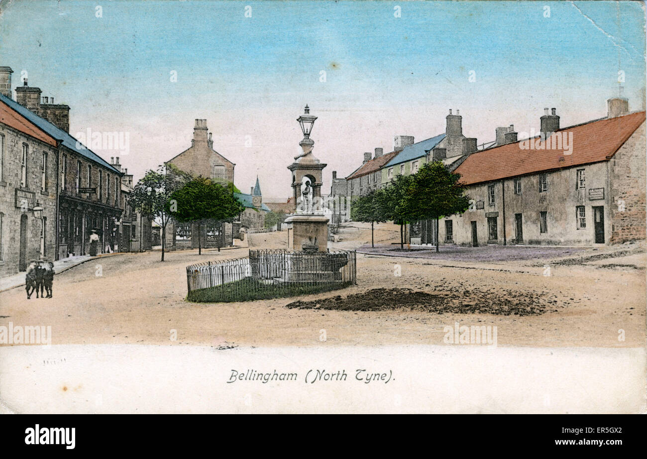 Manchester Square, Bellingham, Northumberland Stock Photo - Alamy