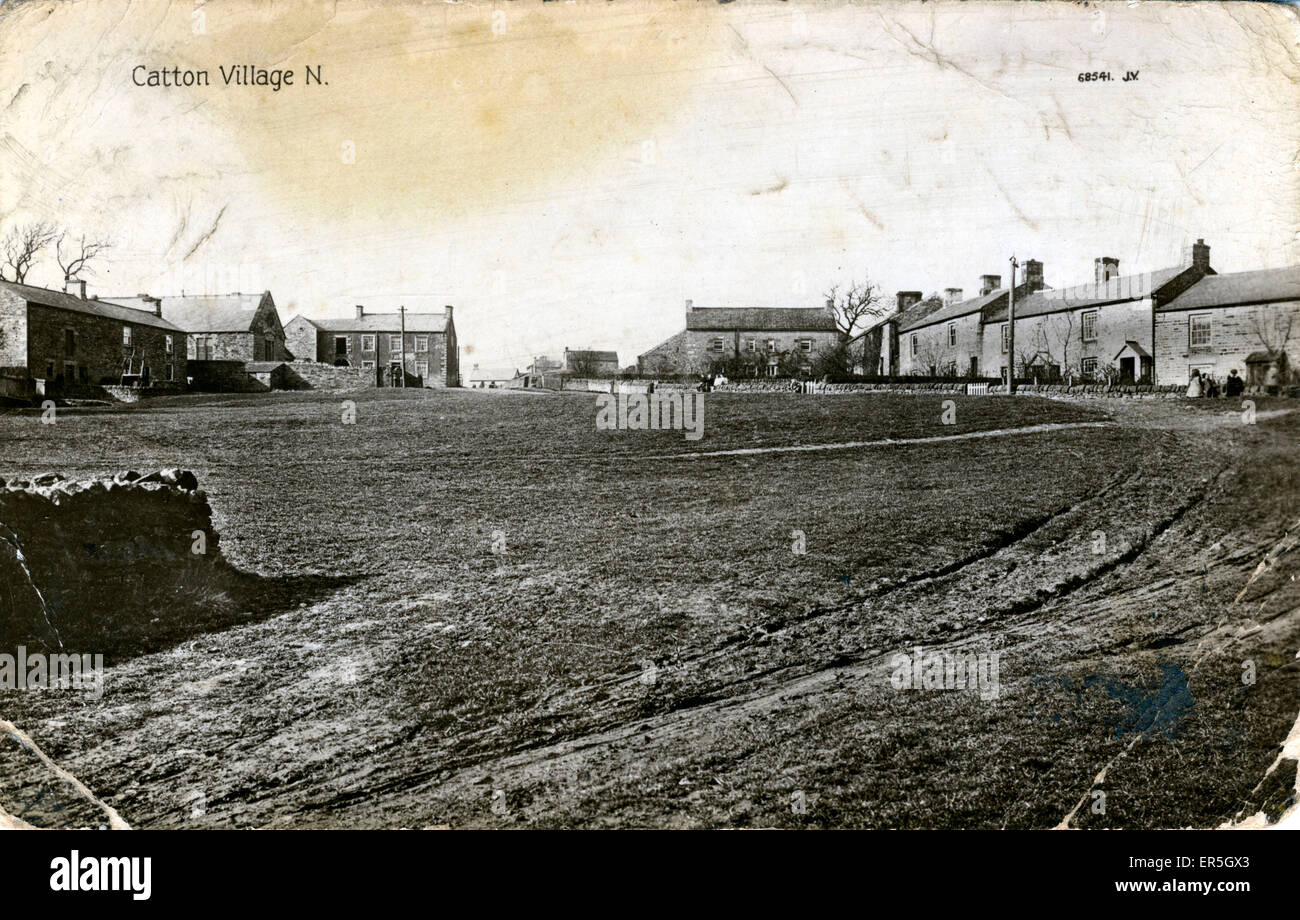 The Village, Catton, Northumberland Stock Photo - Alamy