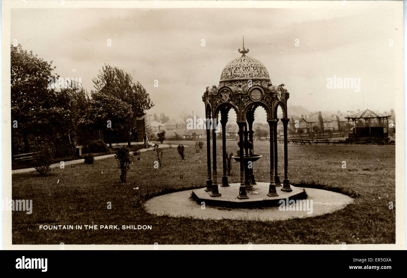 Fountain in the Park, Shildon, County Durham Stock Photo - Alamy
