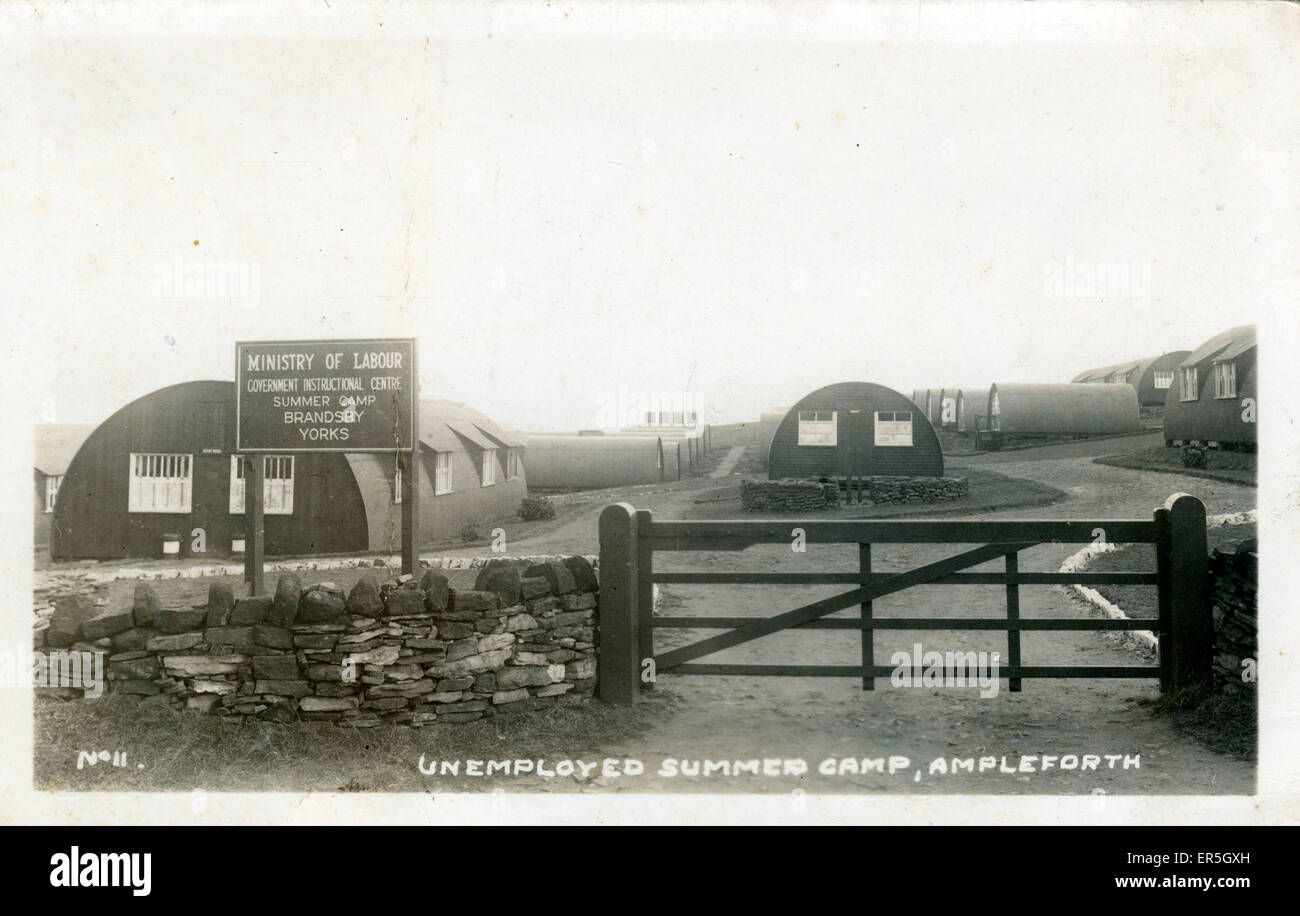 Ministry of Labour Summer Camp, Brandsby, Yorkshire Stock Photo - Alamy