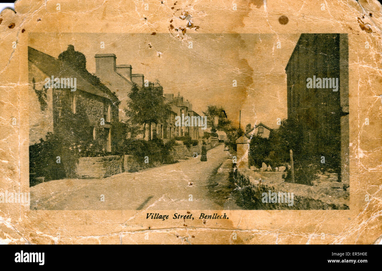 The Village, Benllech, Anglesey Stock Photo - Alamy