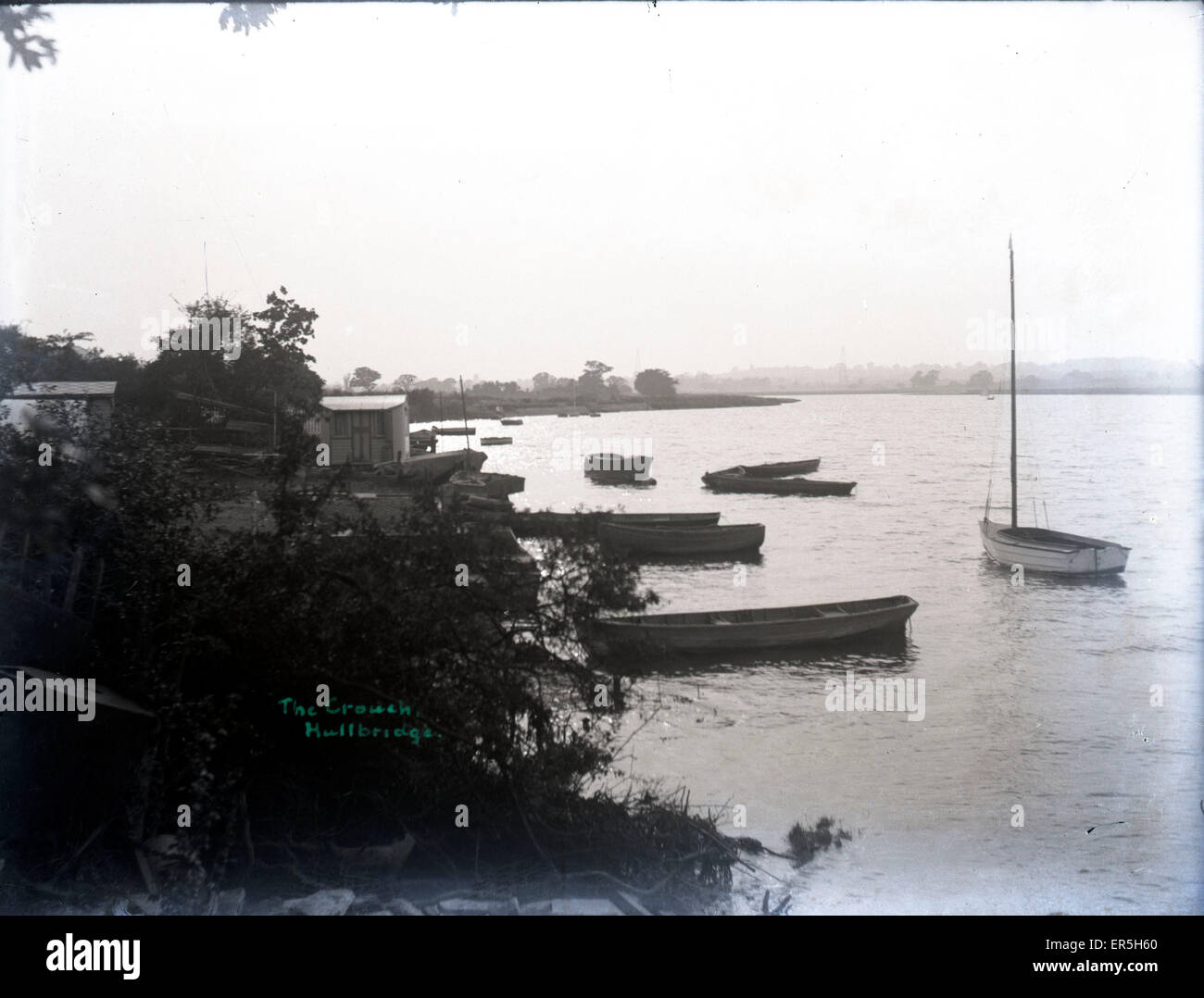The River Crouch from Esplanade, Hullbridge, Kent Stock Photo - Alamy