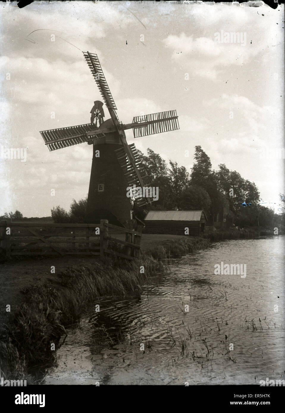 Windmill, Hullbridge, Essex Stock Photo - Alamy