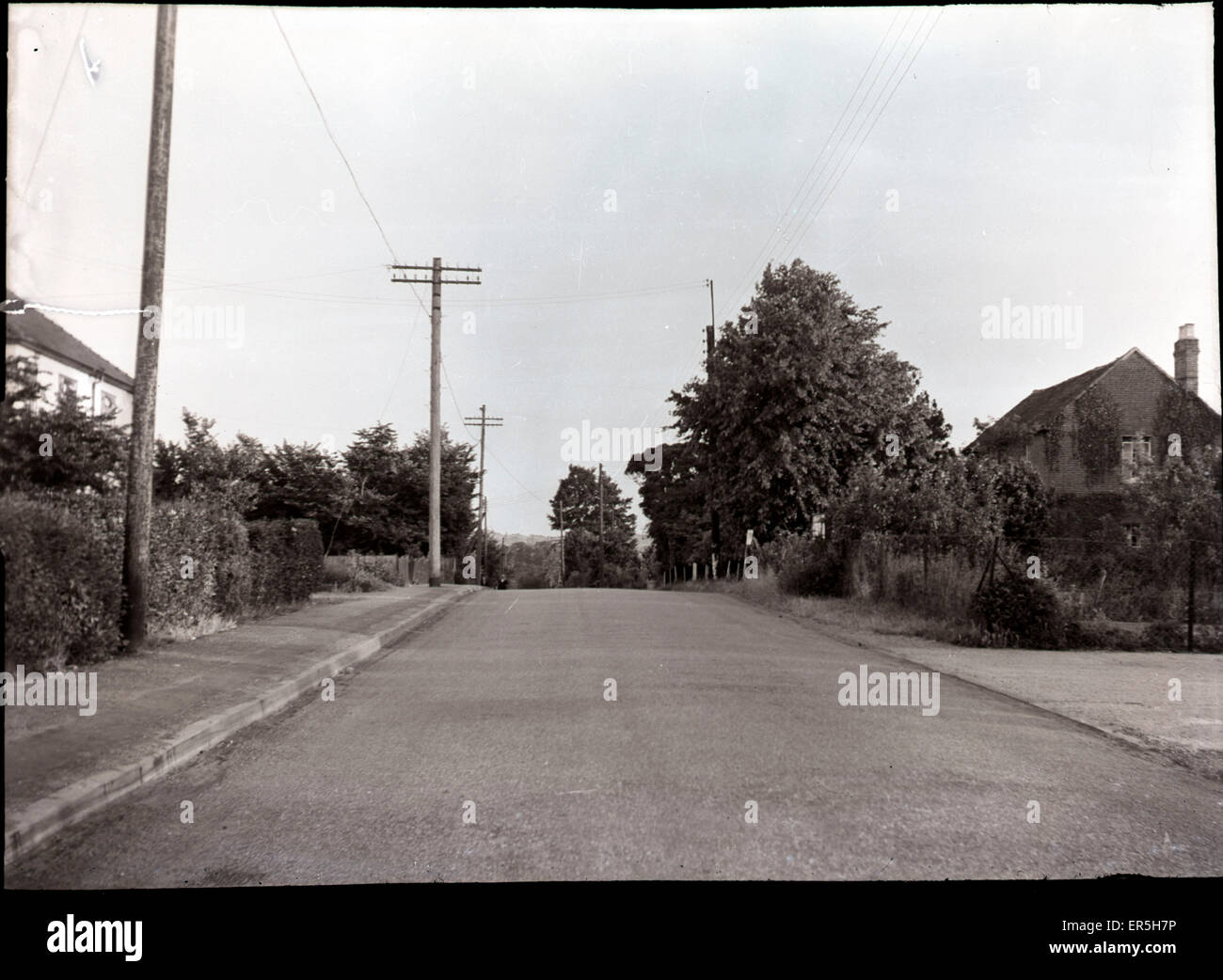 Road with Hill, Hullbridge, Essex Stock Photo - Alamy