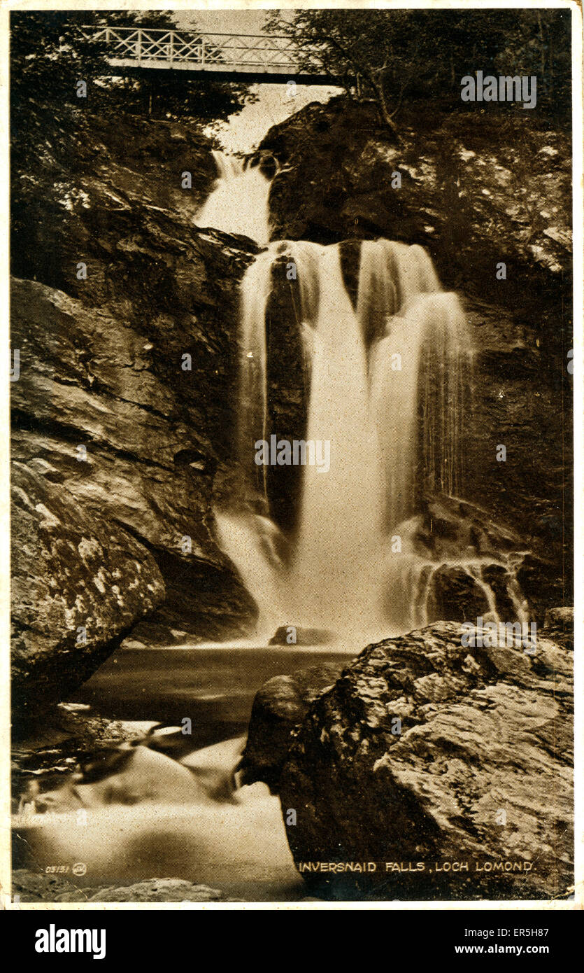 Inversnaid waterfalls hi-res stock photography and images - Alamy