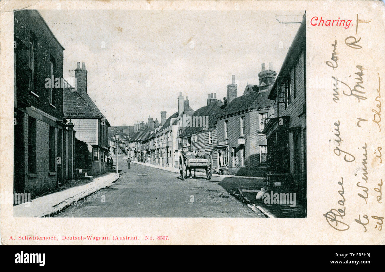 The High Street, Charing, Kent Stock Photo - Alamy