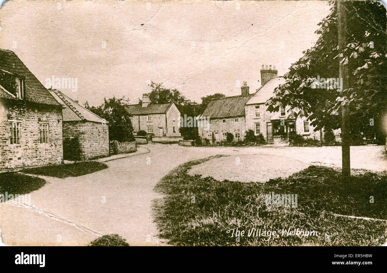 The Village, Welburn, Yorkshire Stock Photo - Alamy