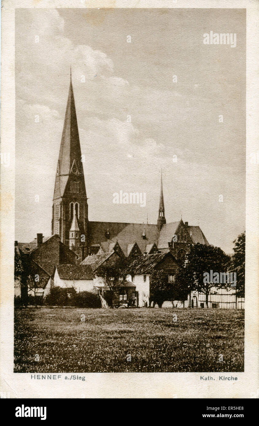 The Church, Hennef, North Rhine-Westphalia Stock Photo - Alamy