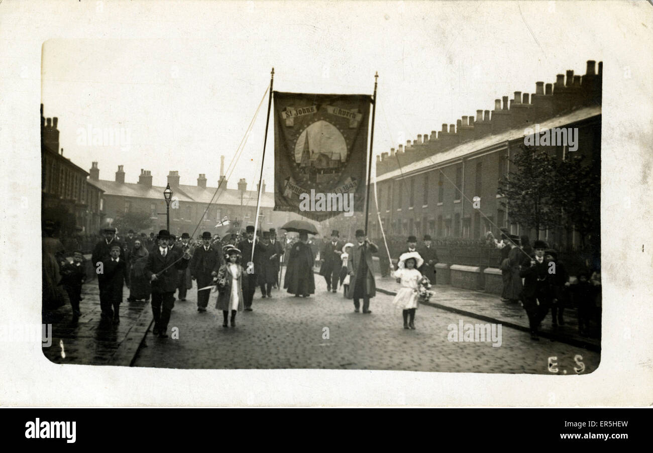 Church Parade, Hurst, Lancashire Stock Photo - Alamy