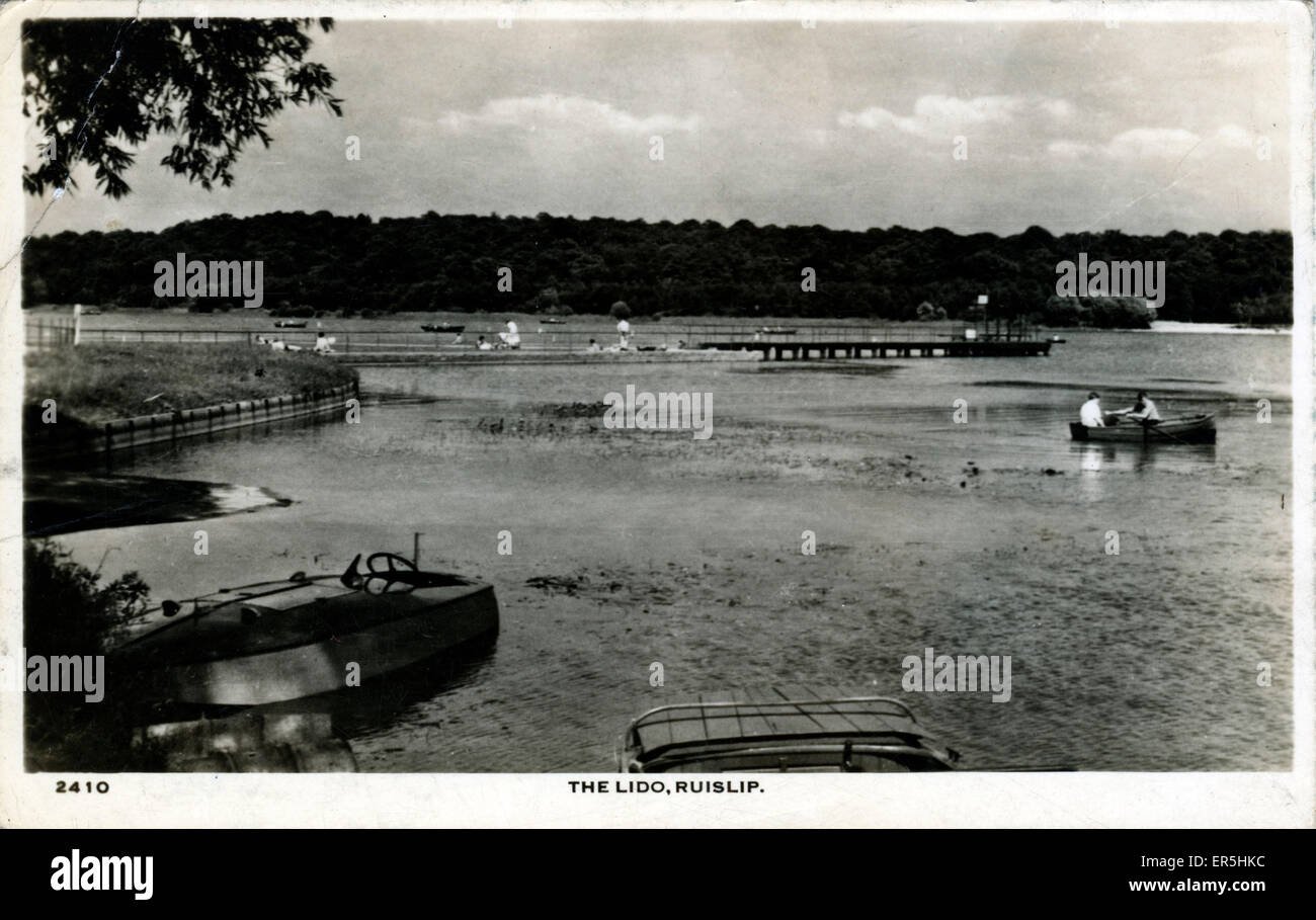 The Lido, Ruislip, London Stock Photo - Alamy
