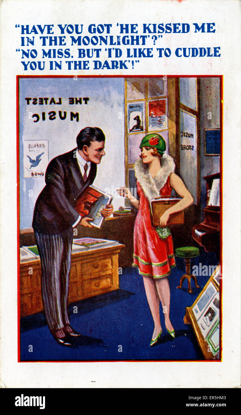 Comic postcard hi-res stock photography and images - Alamy