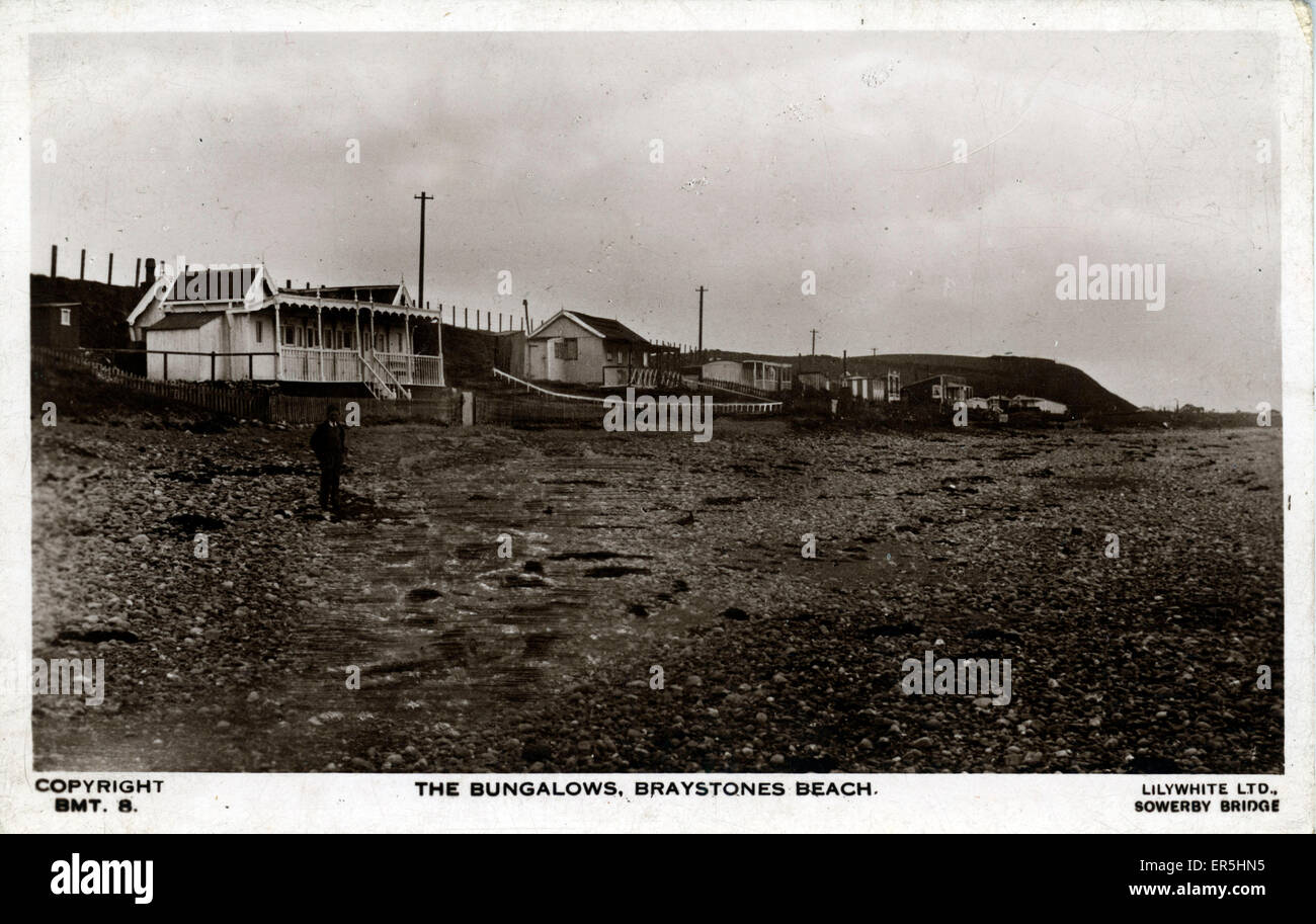 The Bungalows, Braystones, Cumbria Stock Photo - Alamy