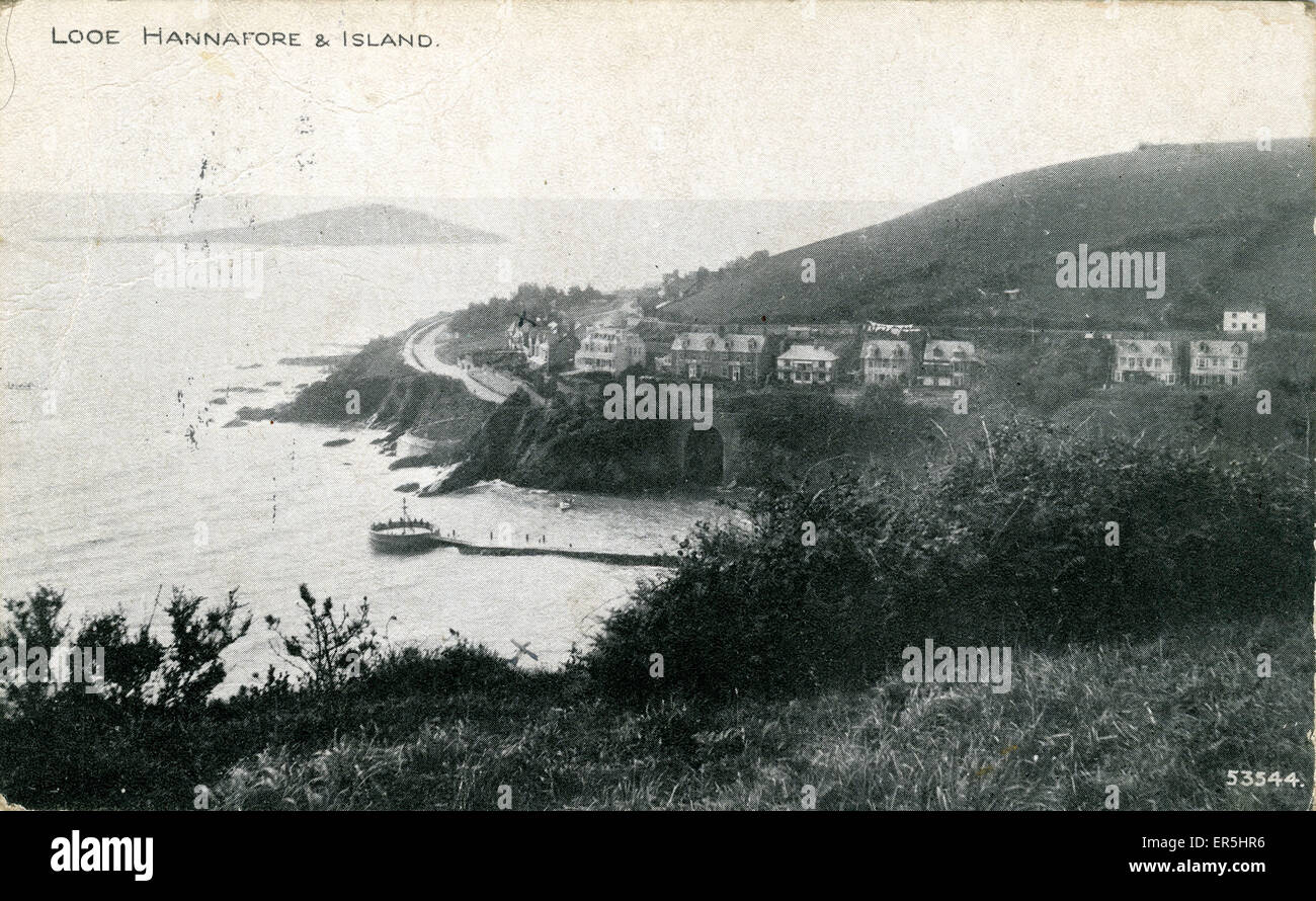 Looe Bay, Hannafore Point, Cornwall Stock Photo - Alamy