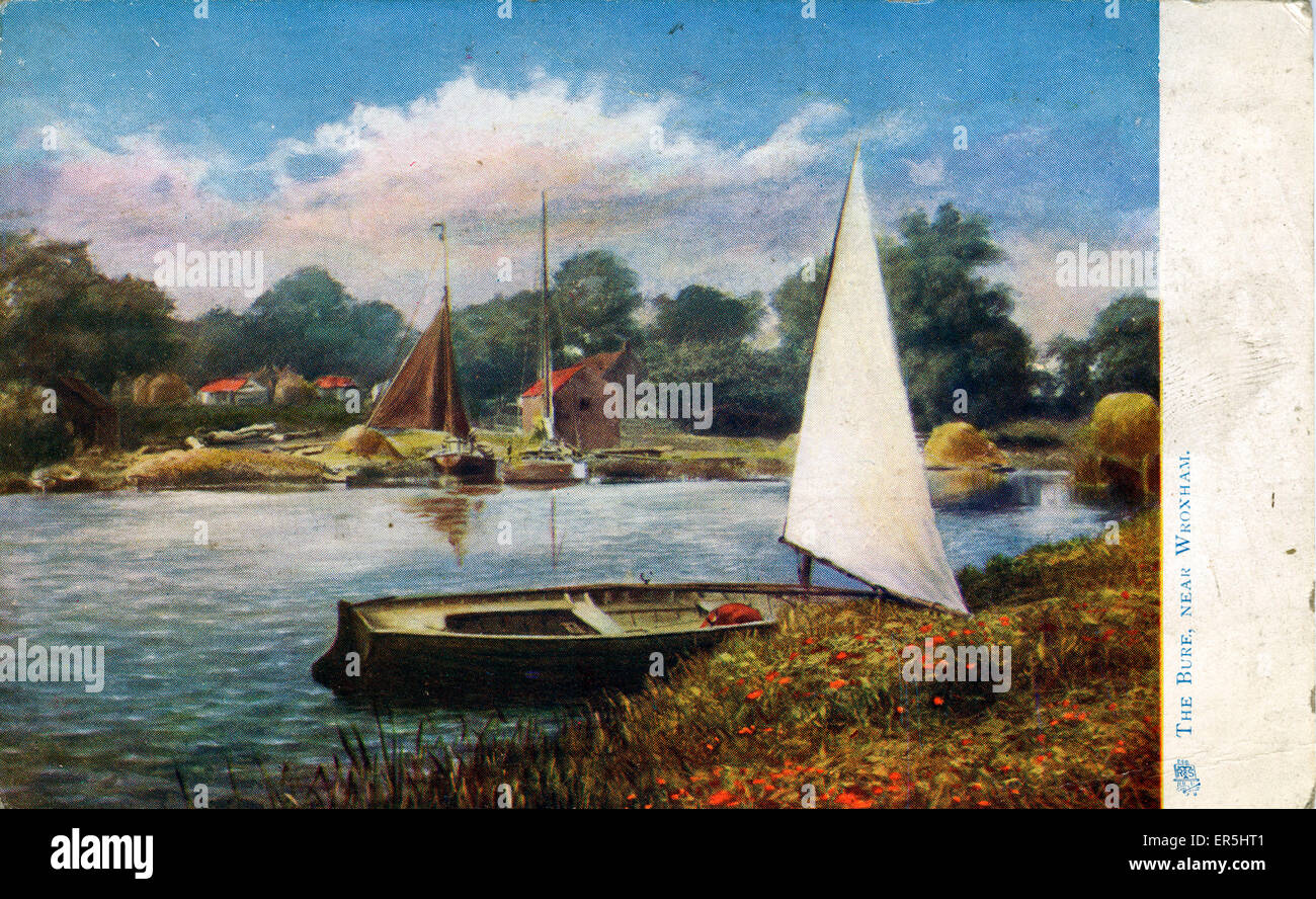 The Bure, Wroxham, Norfolk Stock Photo - Alamy