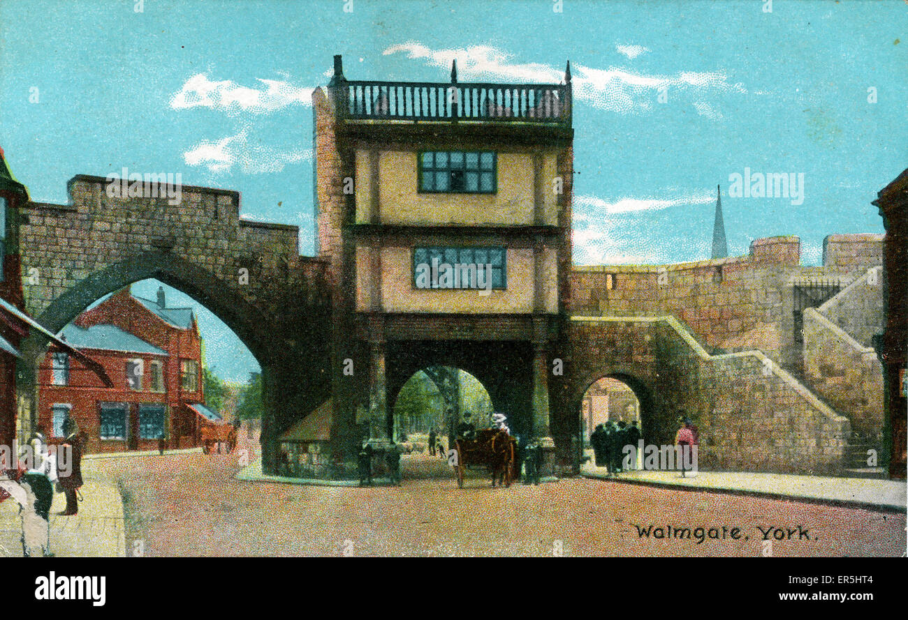 Walmgate, York, Yorkshire Stock Photo - Alamy