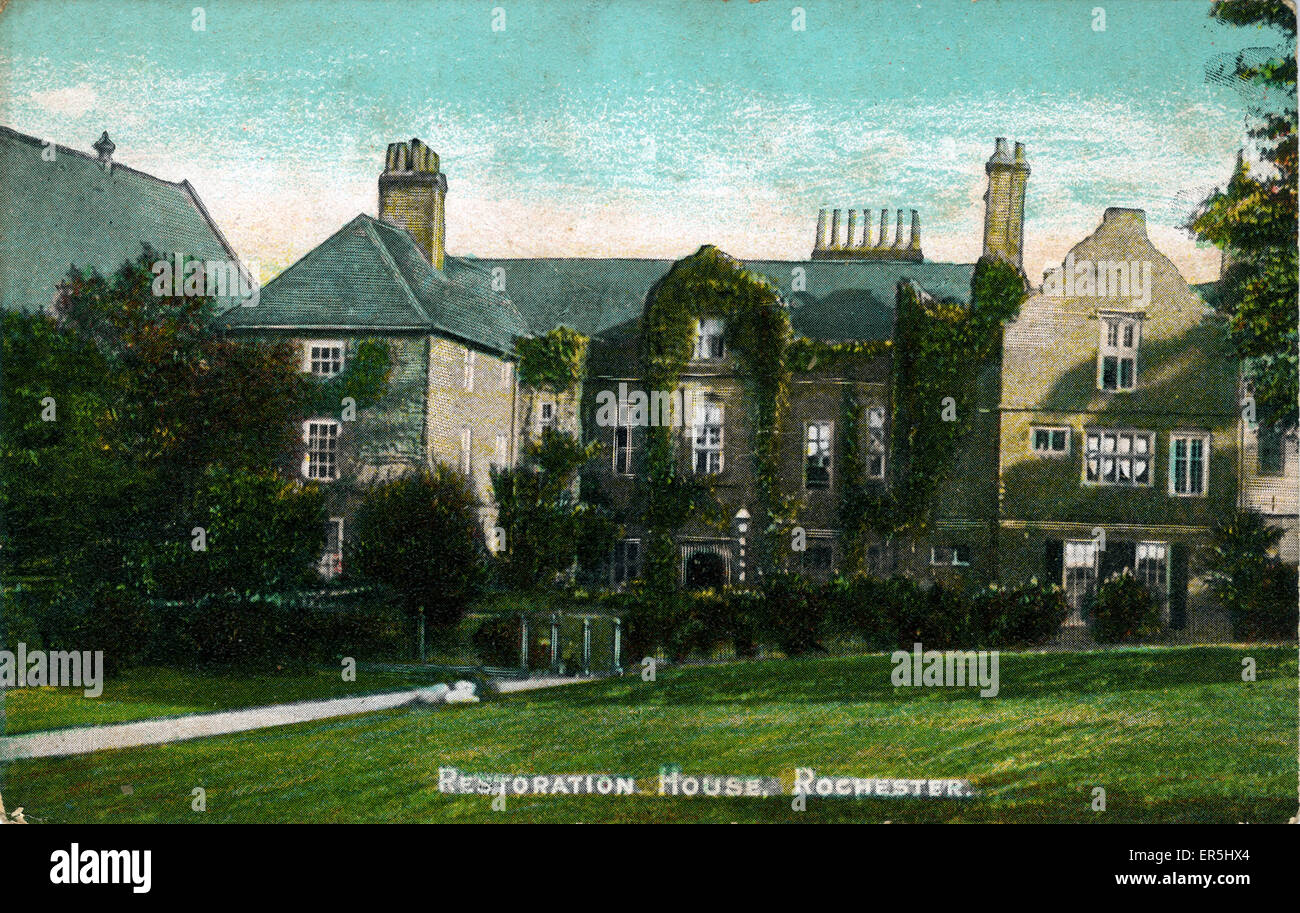 Restoration House, Rochester, Kent Stock Photo - Alamy