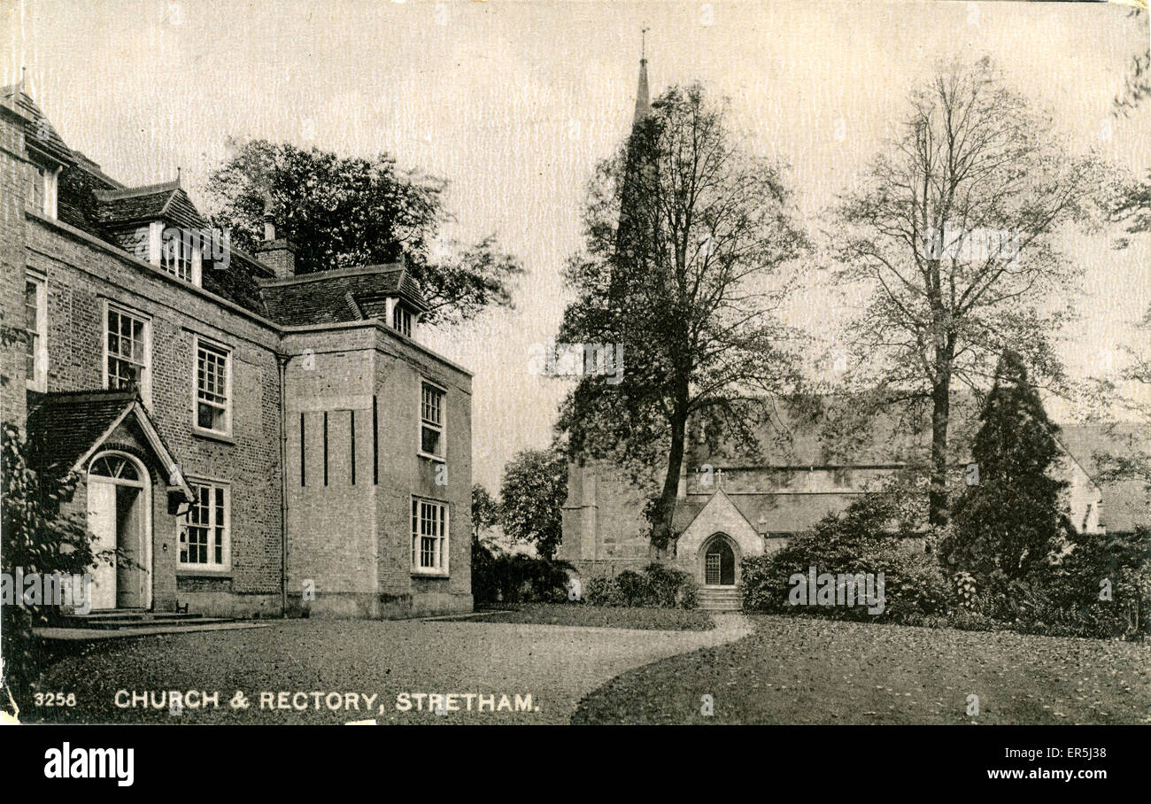Church & Rectory, Stretham, Cambridgeshire Stock Photo - Alamy