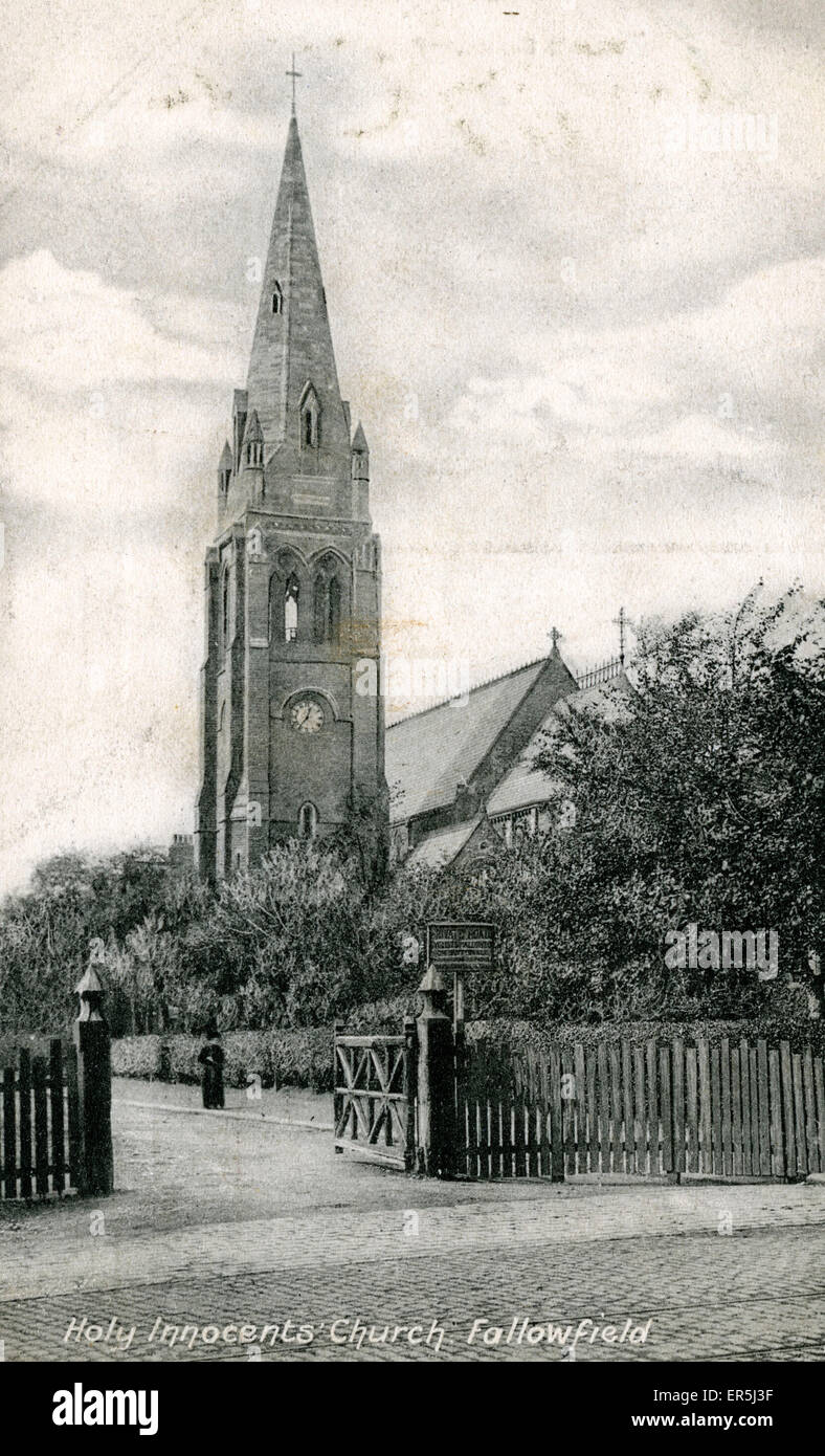 Holy Innocent's Church, Fallowfield, Lancashire Stock Photo - Alamy