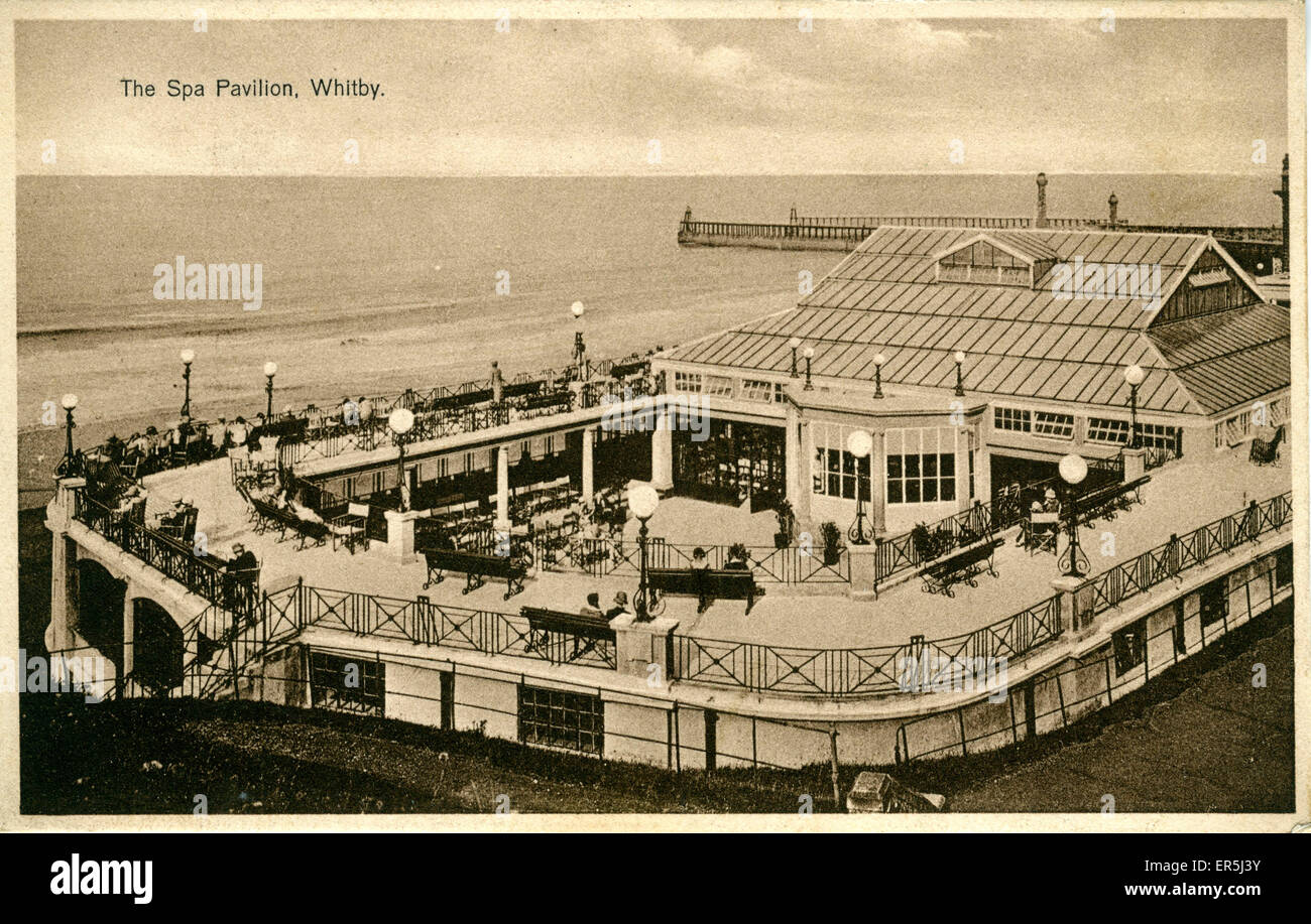The Spa Pavilion, Whitby, Yorkshire Stock Photo - Alamy