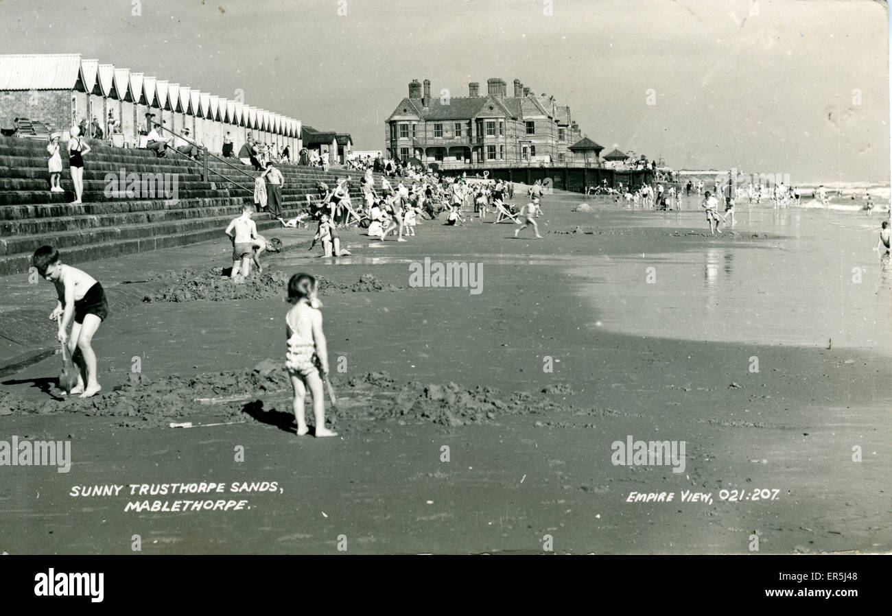 Trusthorpe Sands, Mablethorpe, Lincolnshire Stock Photo - Alamy