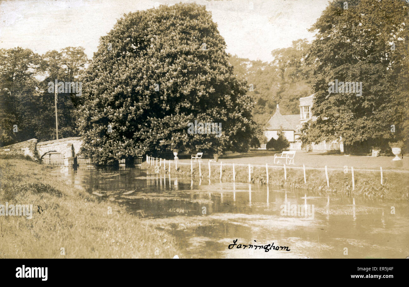 The Village, Farningham, near Swanley, Kent, England. 1910s Stock Photo ...