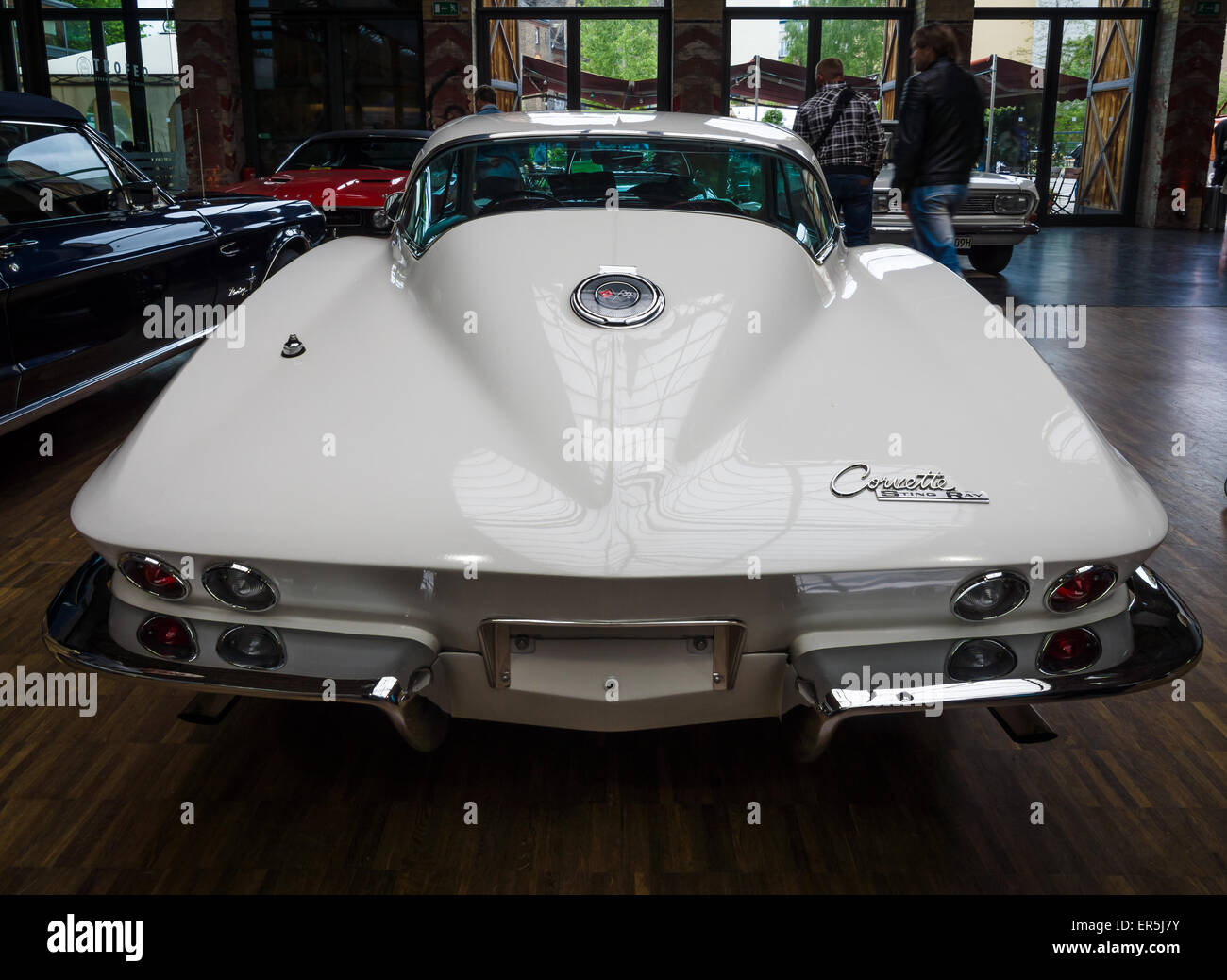 BERLIN - MAY 10, 2015: Sports car Chevrolet Corvette (C2) Sting Ray ...
