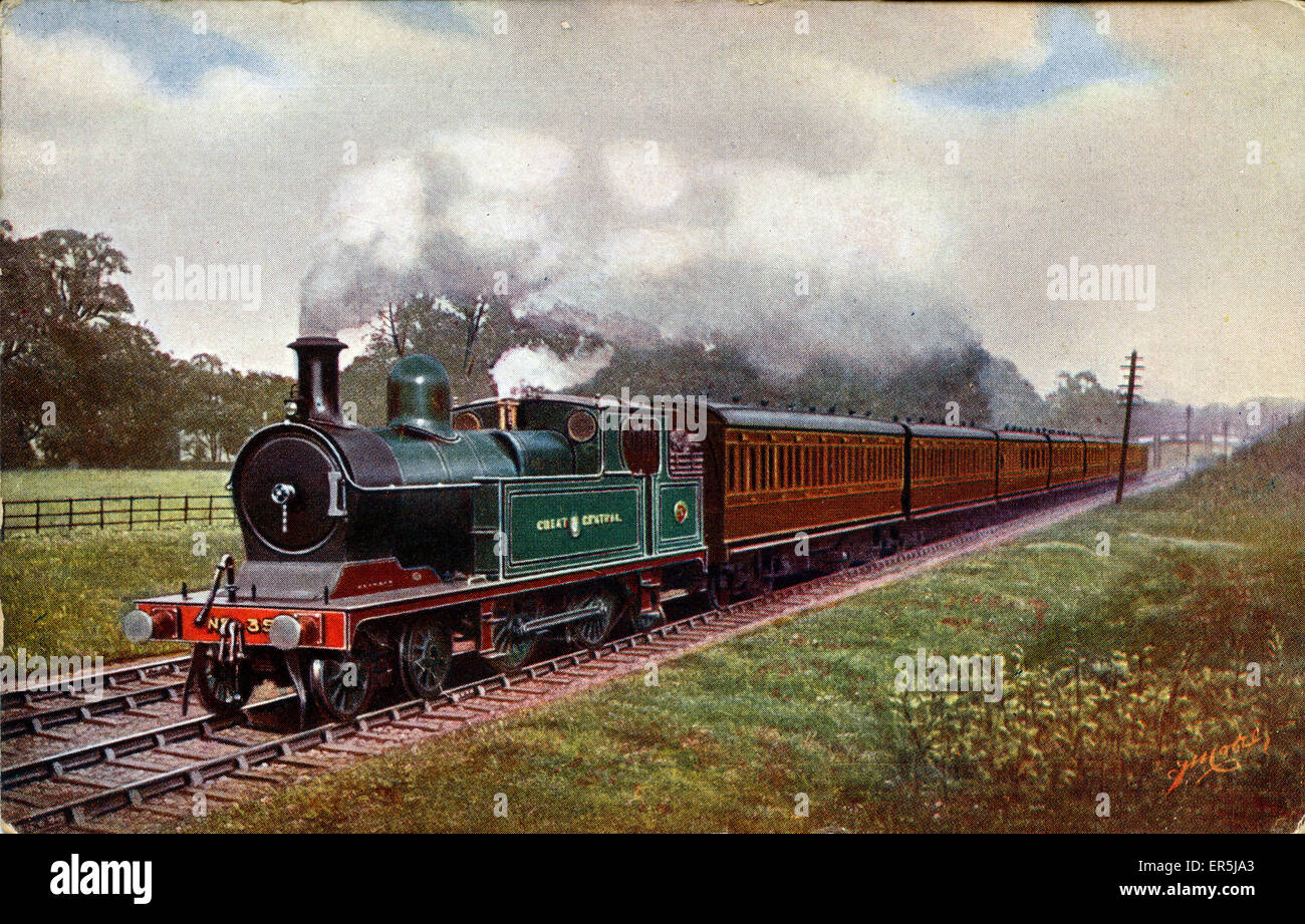 Chesham Train - Atlantic Class Steam Locomotive 4-4-2, Londo Stock ...