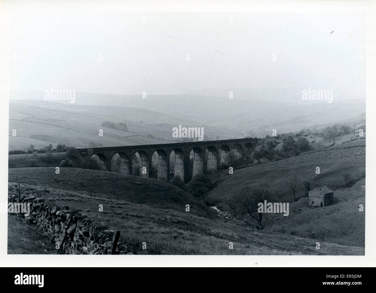 Settle to Carlisle Railway Viaduct, Dent Head, Cumbria Stock Photo - Alamy