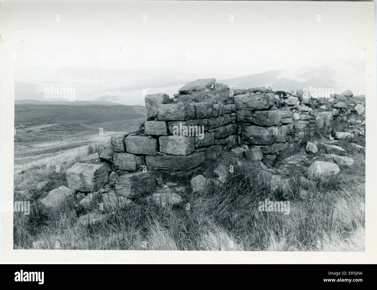 Settle-Carlisle Railway - Above Blea Moor Tunnel, Yorkshire Stock Photo ...