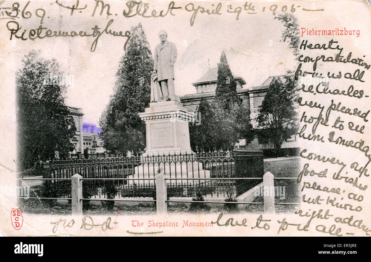 South Africa - The Shepstone Monument, Pietermaritzburg Stock Photo - Alamy
