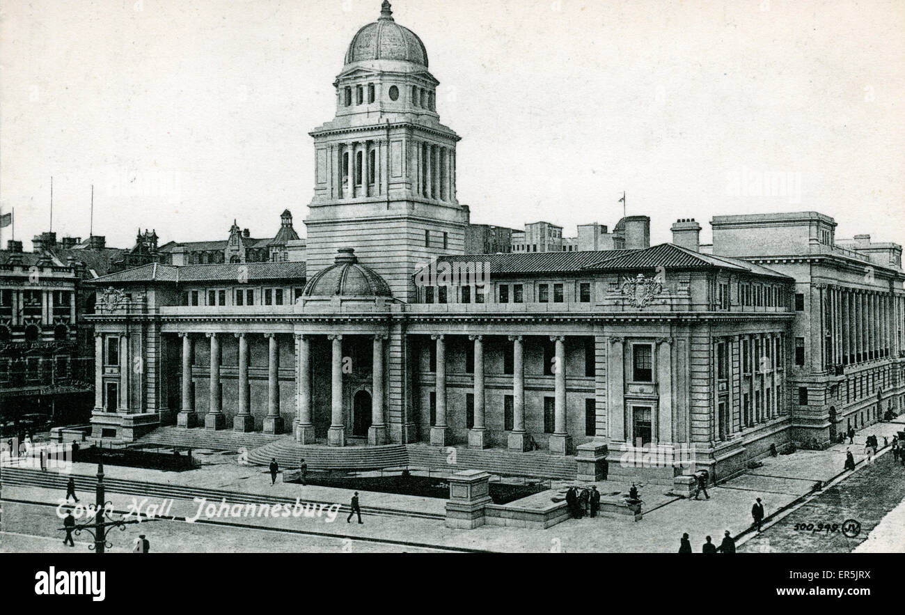 South Africa - Town Hall, Johannesburg Stock Photo - Alamy