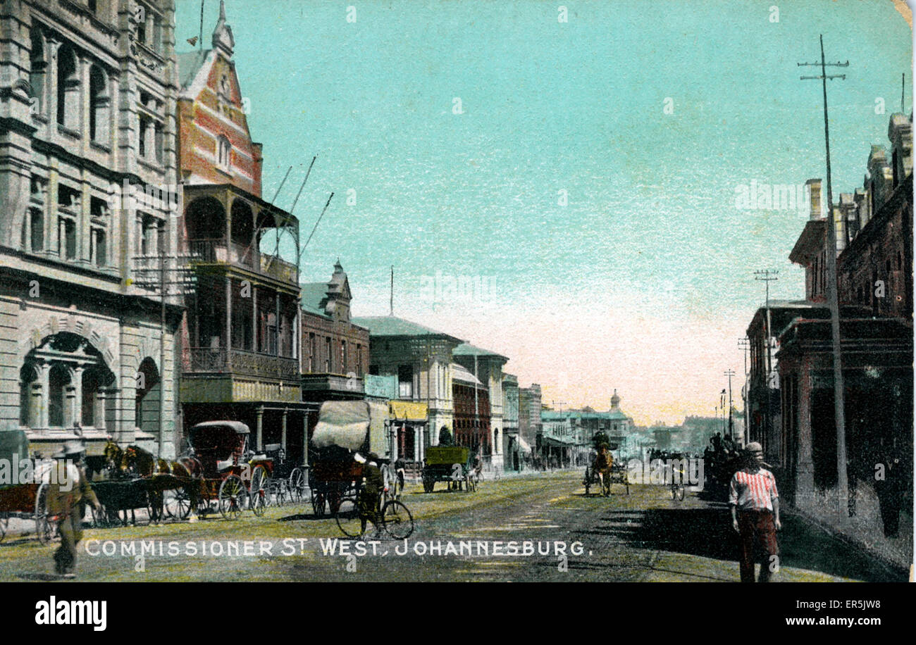 South Africa - Commissioner Street West, Johannesburg Stock Photo - Alamy