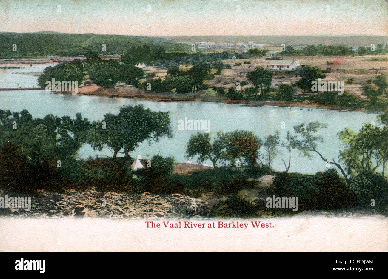 South Africa - The Vaal River, Barkley West Stock Photo - Alamy