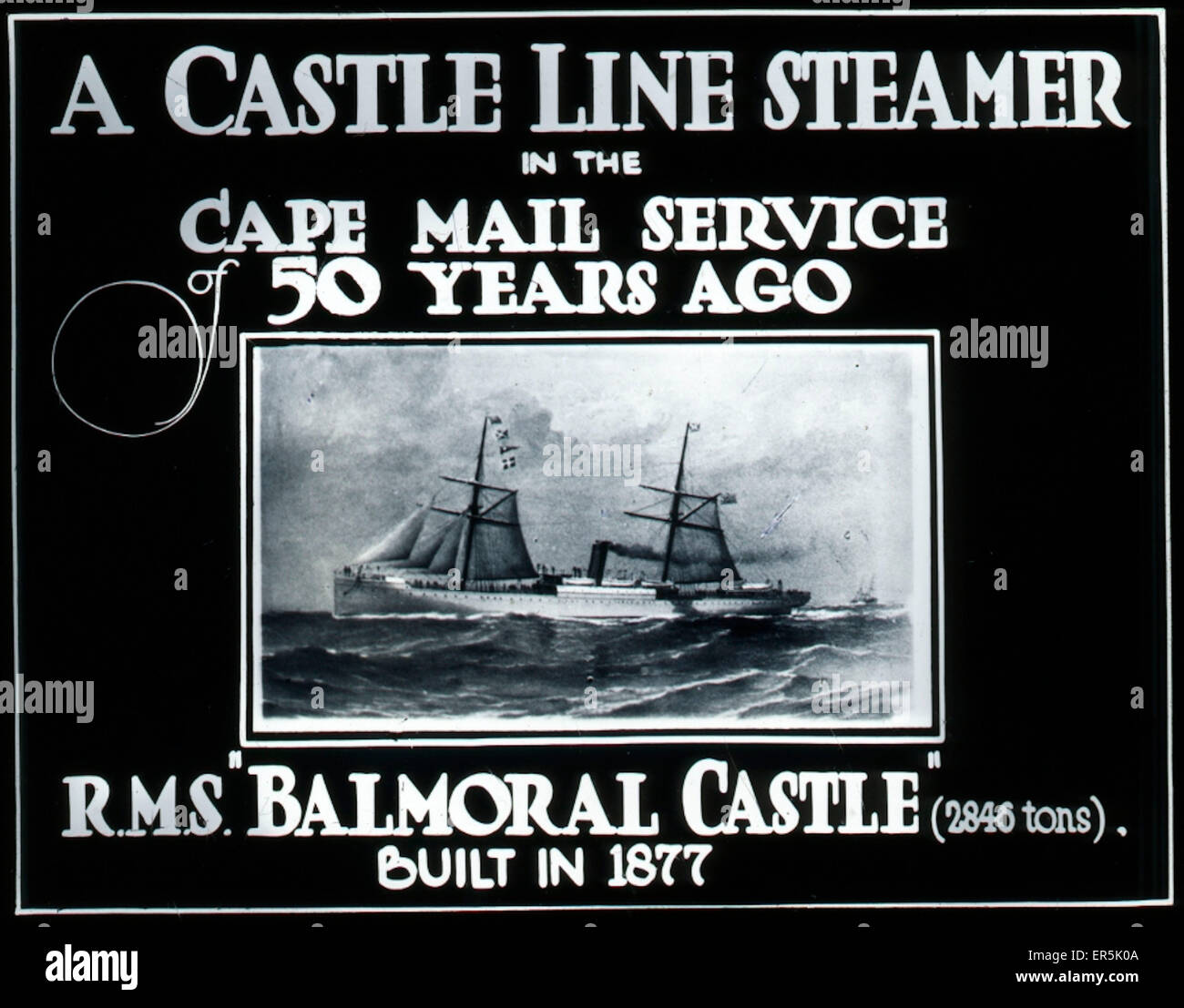 The RMS Balmoral Castle (Union Castle Line Stock Photo - Alamy