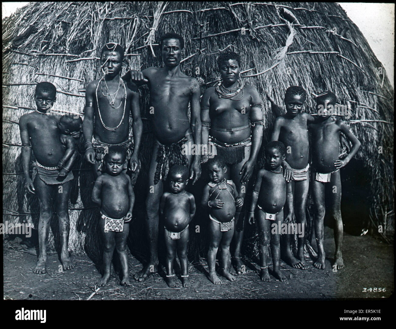 South Africa - A Group of Zulu Natives Stock Photo - Alamy