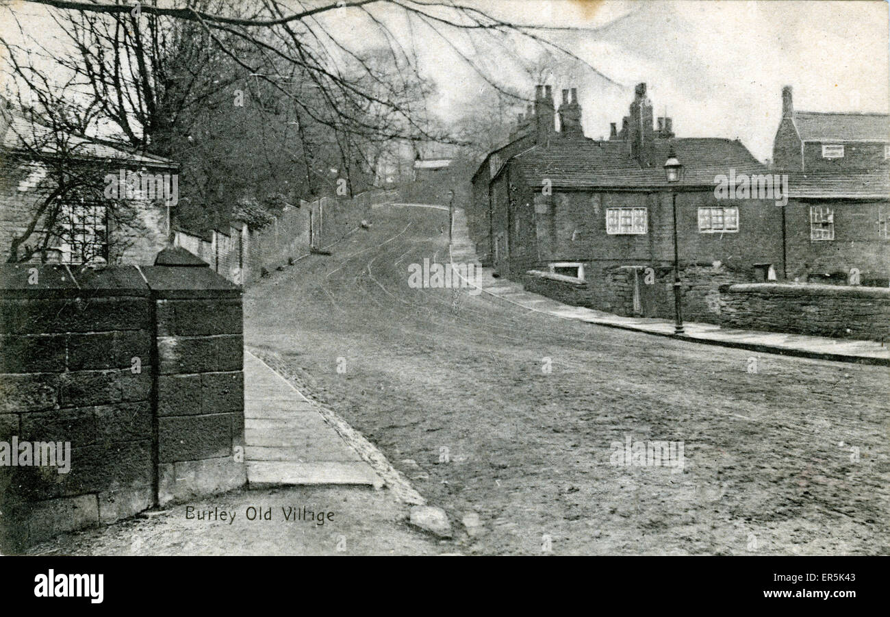 Old Village, Burley, Leeds, England Stock Photo - Alamy