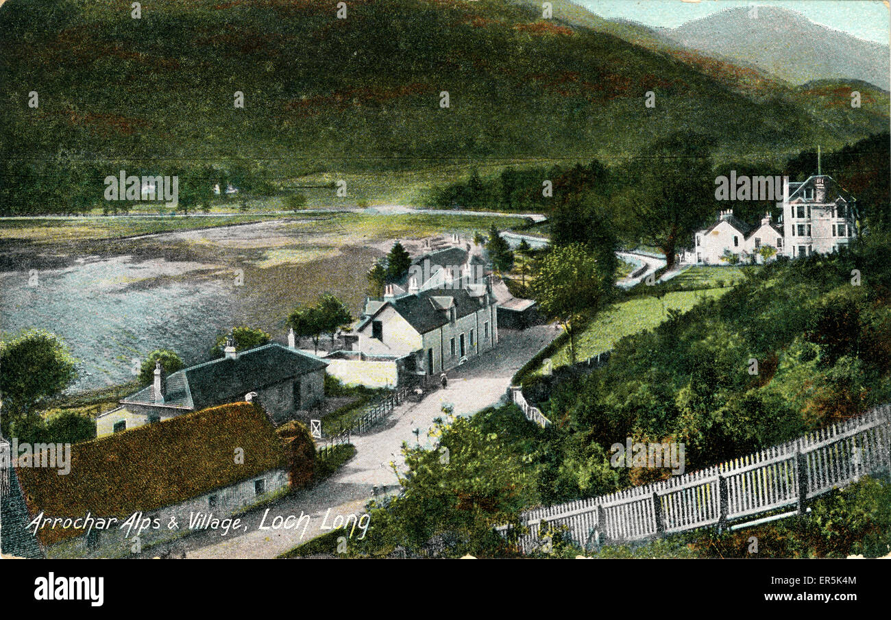 Arrochar village and loch long hi-res stock photography and images - Alamy