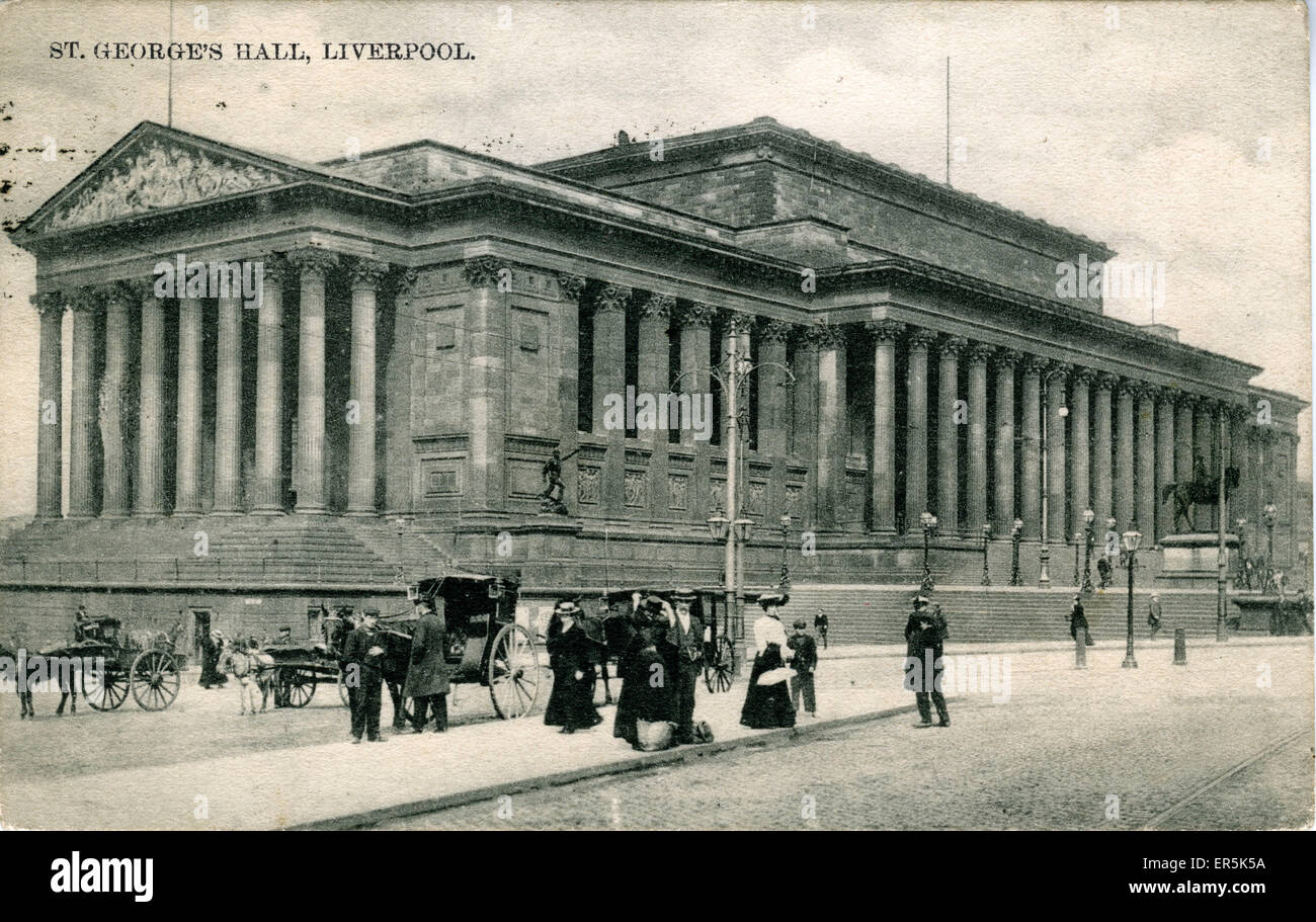 St Georges Hall, Liverpool, England Stock Photo - Alamy
