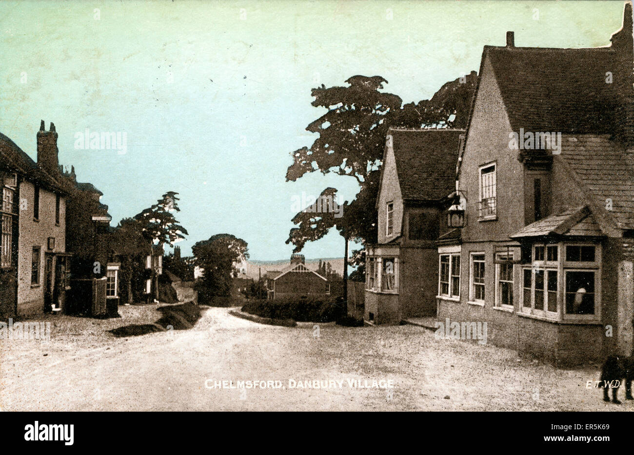 The Village, Danbury, Chelmsford, England Stock Photo - Alamy
