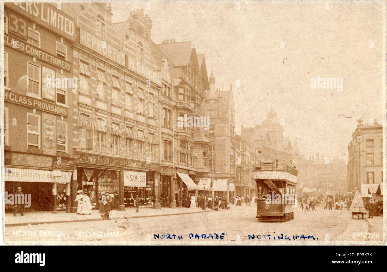North Parade, Nottingham, England Stock Photo - Alamy