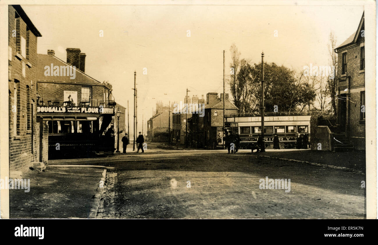 Northampton Corporation Trams Crossing, England Stock Photo - Alamy