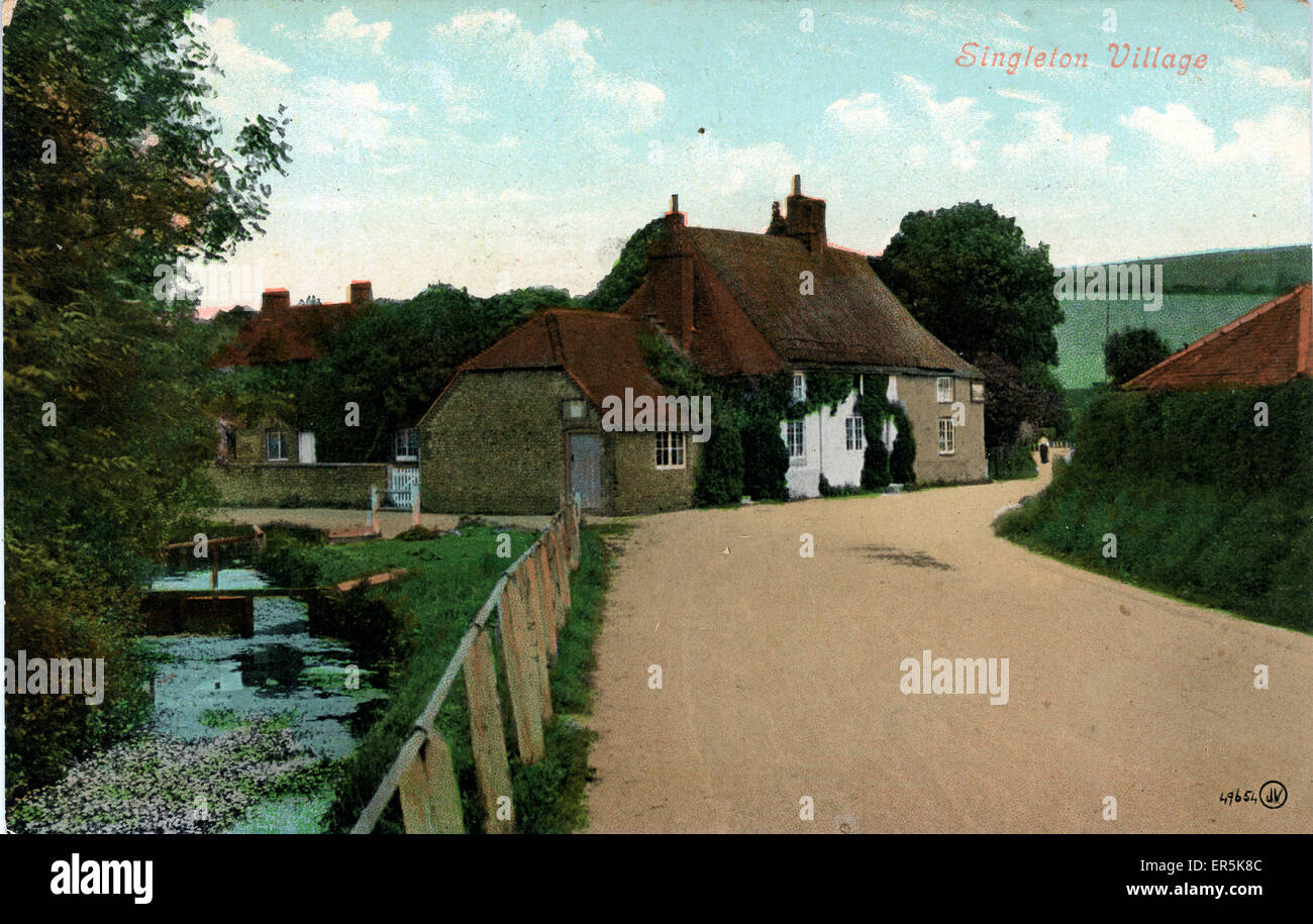 The Village, Singleton, Chichester, England Stock Photo - Alamy