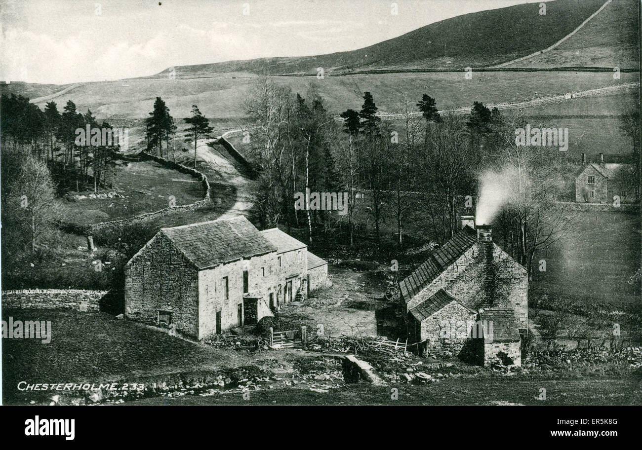 The Village, Chesterholm, Bardon Mill, England Stock Photo - Alamy