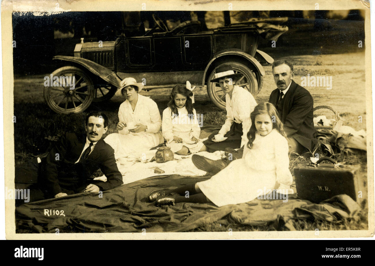 Model T Ford Vintage Car on Picnic, Manchester, England Stock Photo - Alamy