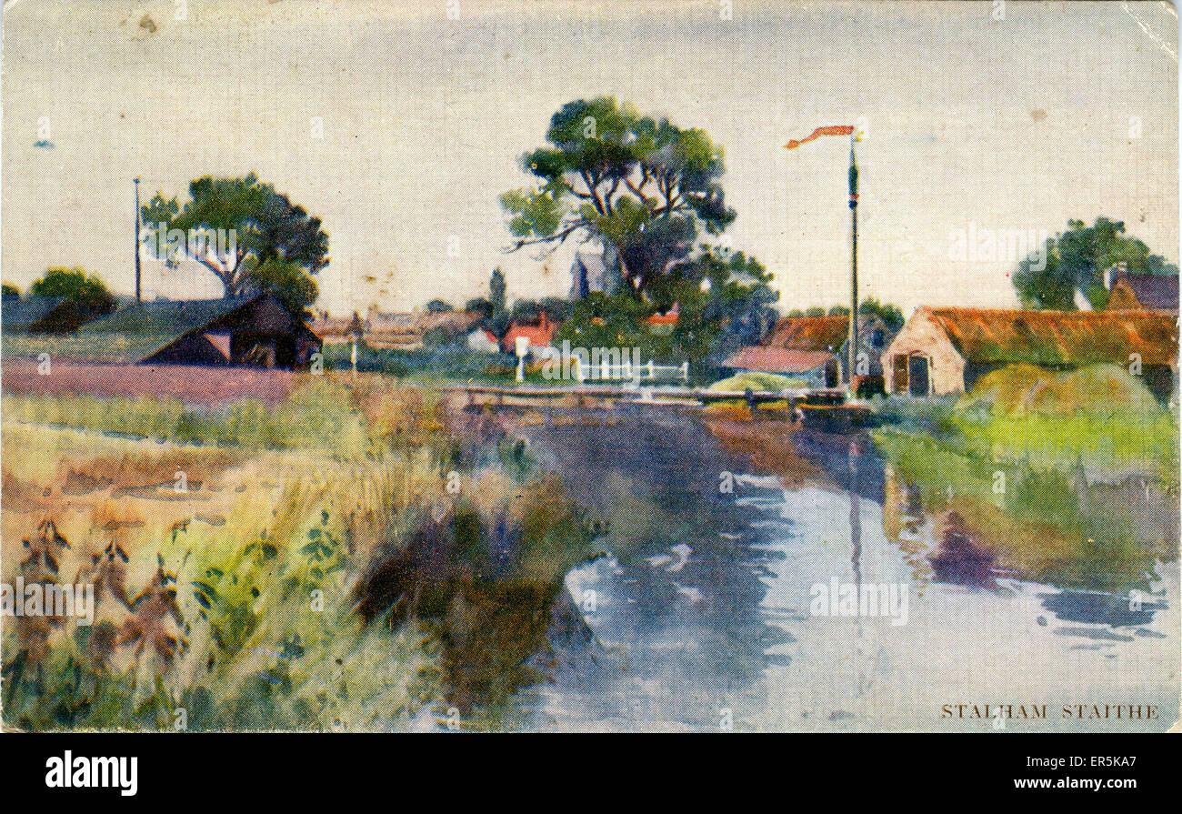 The Staithe, Stalham, England Stock Photo - Alamy