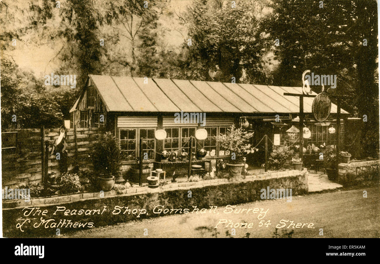 The Peasant Shop, Gomshall, Guildford, England Stock Photo - Alamy