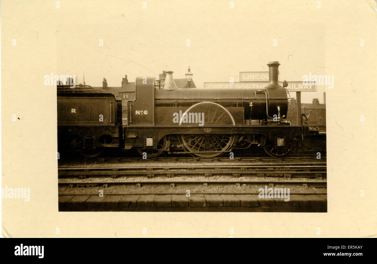 No.6 Stirling Single Steam Engine 2-2-2 - Build 1868 Stock Photo - Alamy