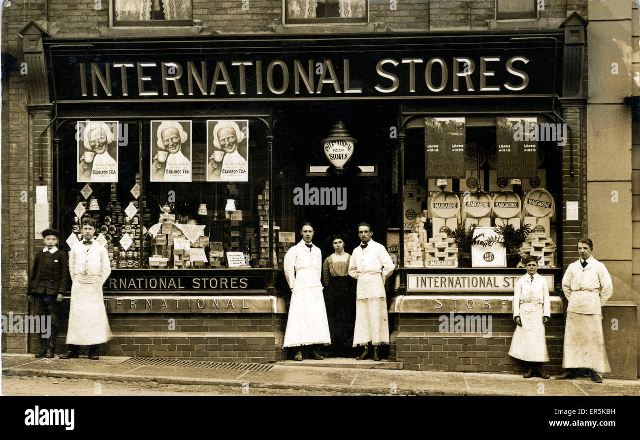 International Stores, Unknown, England Stock Photo - Alamy