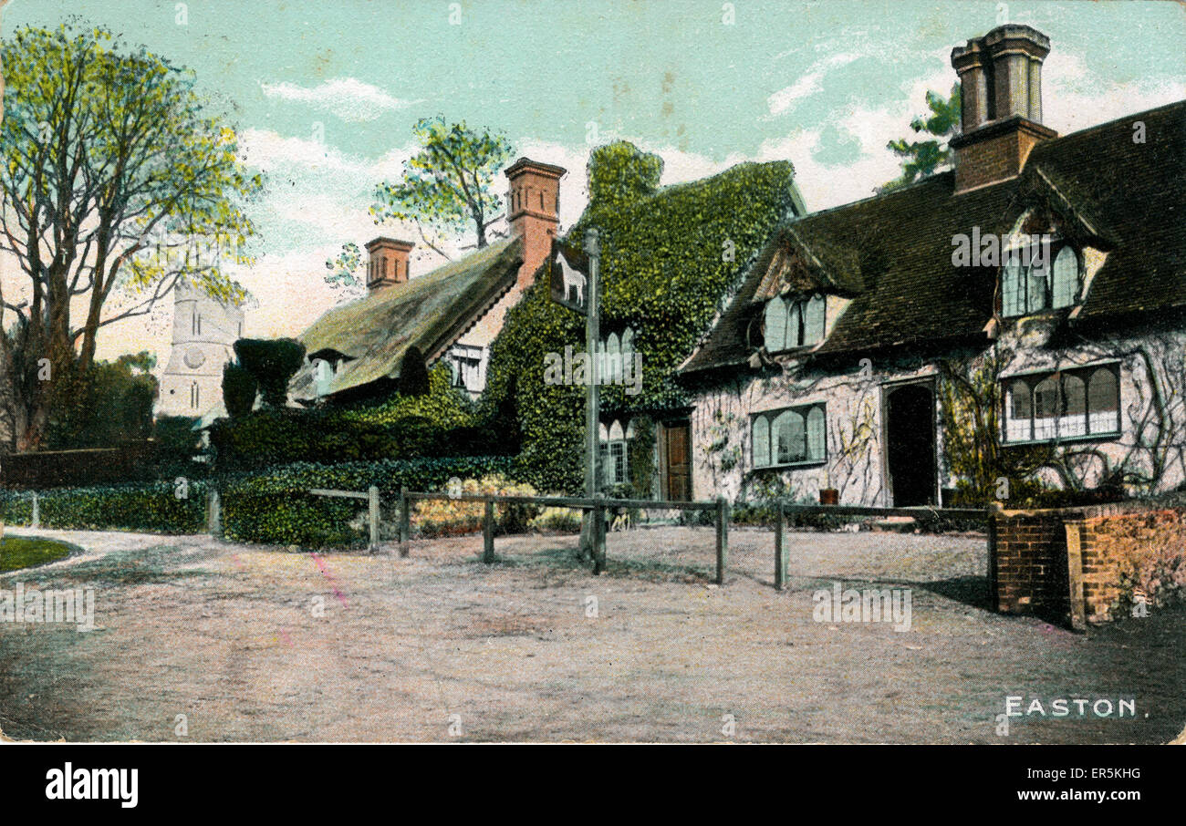 The Village, Easton, Woodbridge, England Stock Photo - Alamy
