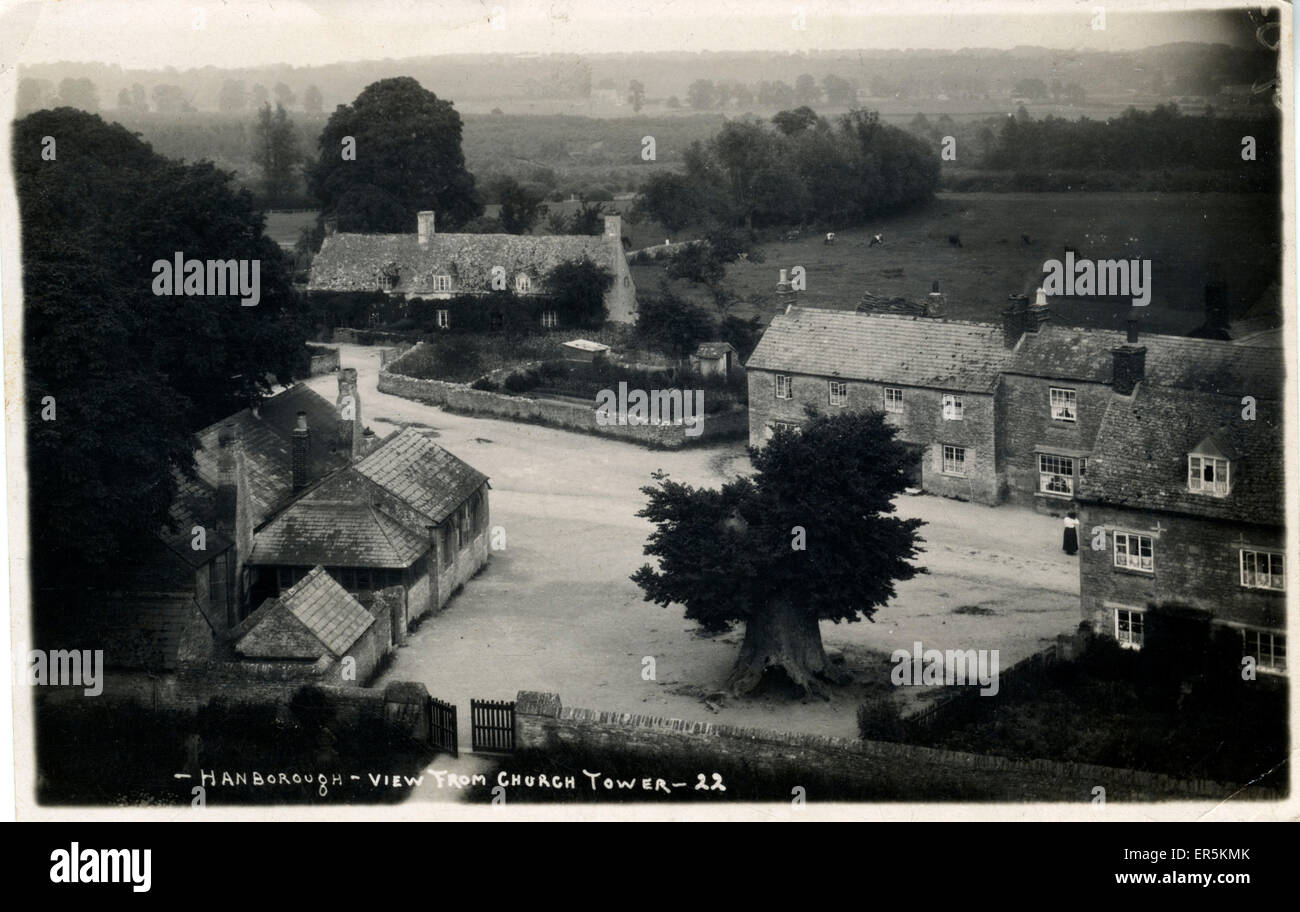 View from Church Tower, Hanborough, Witney, England Stock Photo - Alamy